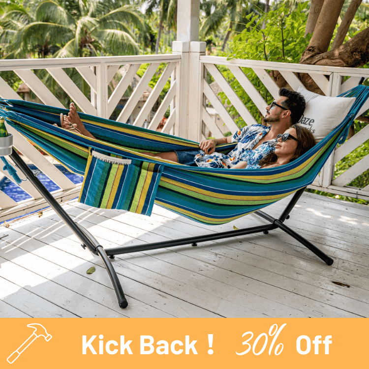 Sunbrella Hammock with Stand - 12 FT for Comfortable & Durable Rest ← ...